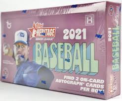 Topps Baseball Heritage 2021 Minor League Hobby Box